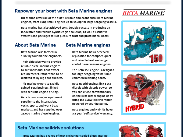 Fact sheets - DD Marine Services